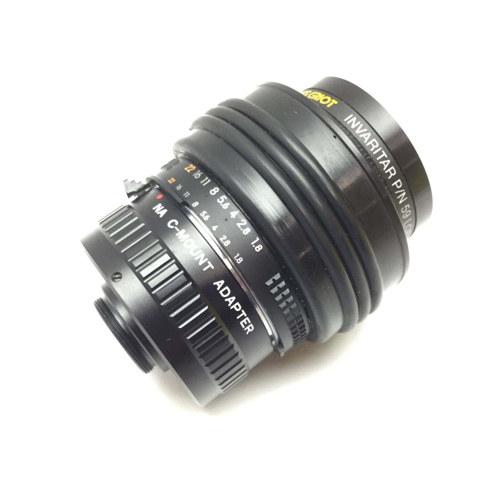Melles Griot 59LGB450 Invaritar F-Mount Lens, Nikon AF Nikkor 50mm 1:1 ...