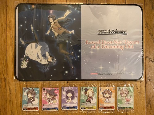 Weiss Schwarz Rascal Does Not Dream Of A Dreaming Girl Playset + PR ...