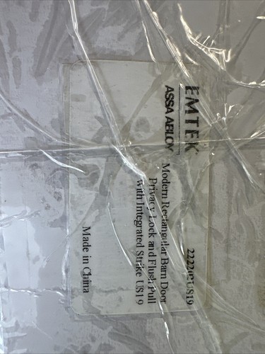 Emtek 222202 Modern Rectangular Surface Jamb Mounted Privacy Lock ...