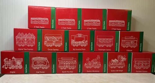 JCPenney Christmas Home Towne Express Complete Train Set 1998 Pre-Owned ...