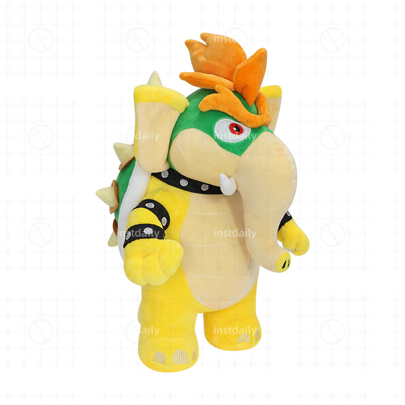 13" Super Mario Bros Wonder Elephant Bowser Plush Toys Stuffed Doll ...