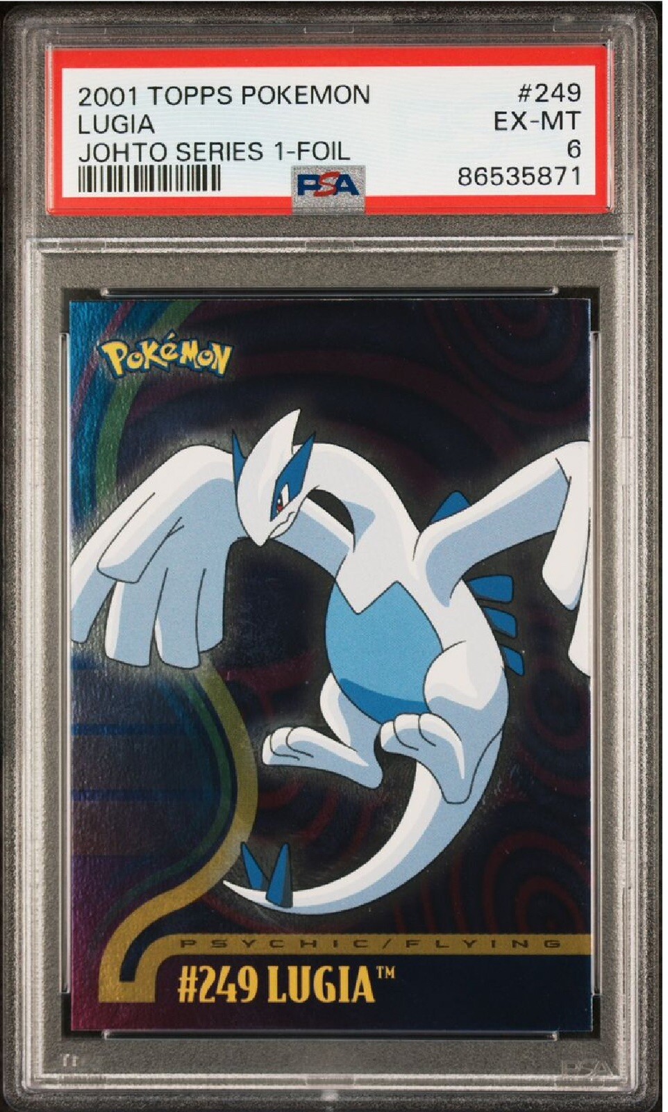 2001 TOPPS POKEMON JOHTO SERIES 1 POP 4 LUGIA FOIL #249 🔥 | eBay Australia