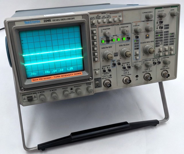 Tektronix 2246 Mod a Four Channel 100 MHz Oscilloscope B114688 for sale ...