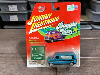 Johnny Lightning BOOGIE VANS 1976 FORD ECONOLINE 100 BLUE | eBay