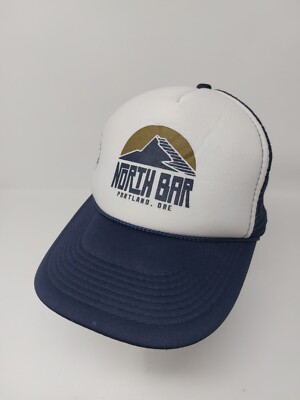 North Bar Portland OR Roped Snapback Trucker Hat Mesh Back Foam Front ...