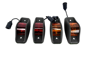 HMMWV Side Marker Light Kit (4) LED Military truck 24V Humvee M35A2 ...