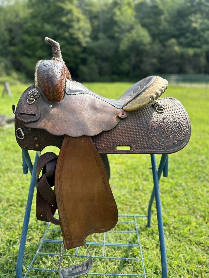 Carl Ammerman Barrel Saddle | eBay