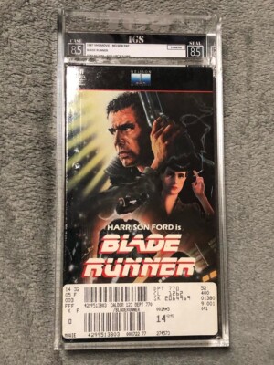 Rare 1987 Blade Runner VHS Tape IGS Case 8.5 Seal 8.5 | eBay