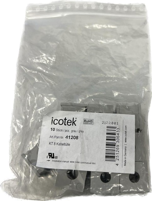 41208 Icotek Kabeltülle klein Klemmbereich 8 0mm - 9 0mm ...
