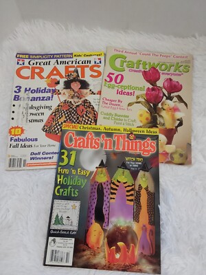Craft Magazines American Crafts 2000, Craftworks 2001 & Crafts N Things ...