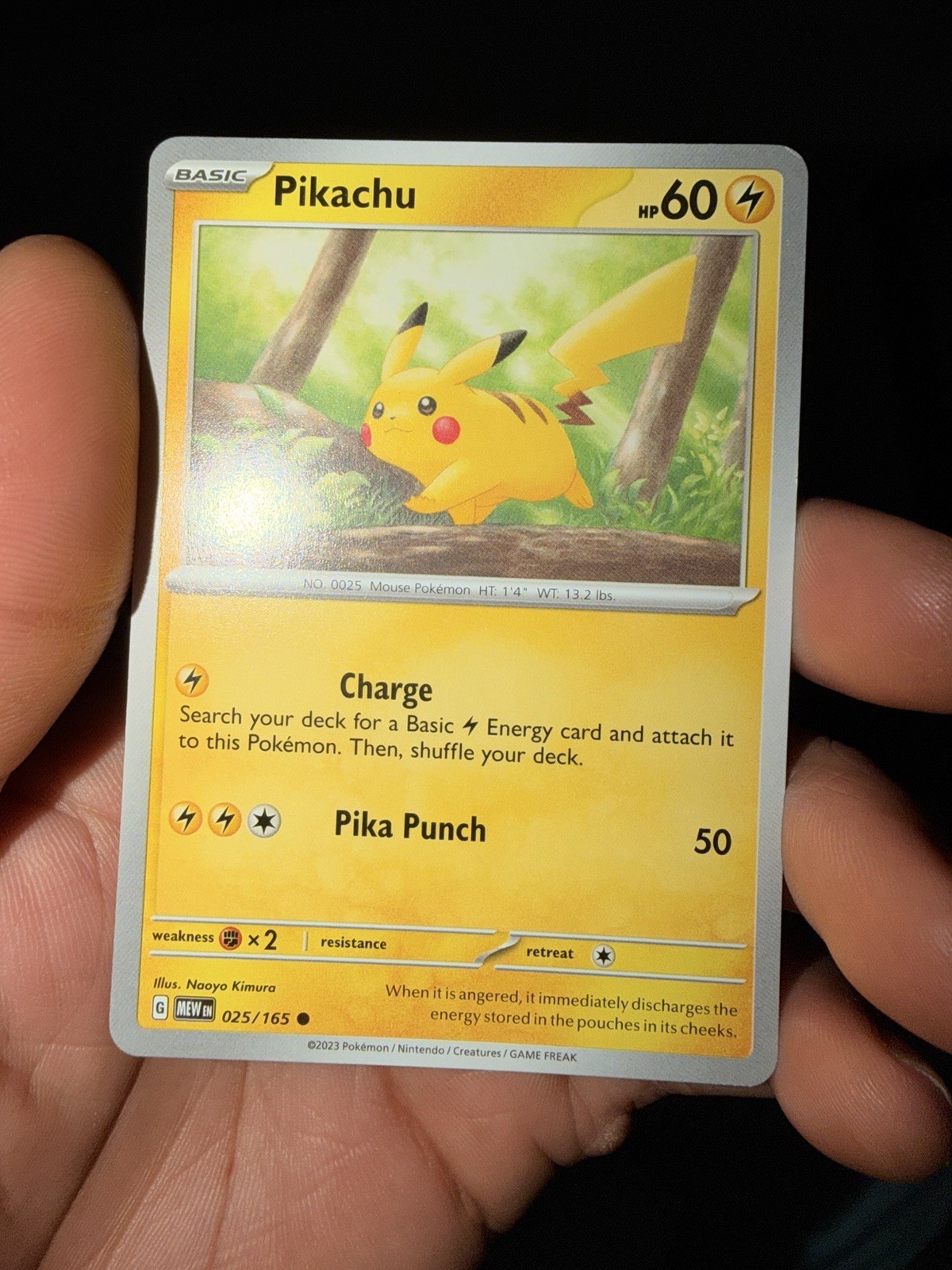 Pikachu - (Pokemon Together) 025/165 Miscellaneous Cards & Products ...
