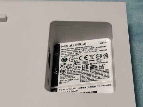 Cisco Meraki MR56 | MR56-HW | Wireless Access Point - Unclaimed - OPEN ...