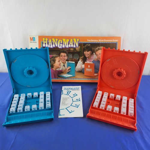 Milton Bradley Hangman The Original Word Guessing Game 1988 Vintage ...