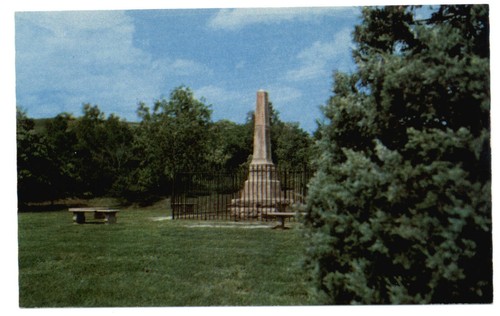 Fort Riley Kansas Geographical Center of US Ogden Monument vintage ...