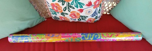 Brand New Bella Lux Vintage Style Retro Gift Wrap Continuous Roll 30" x ...