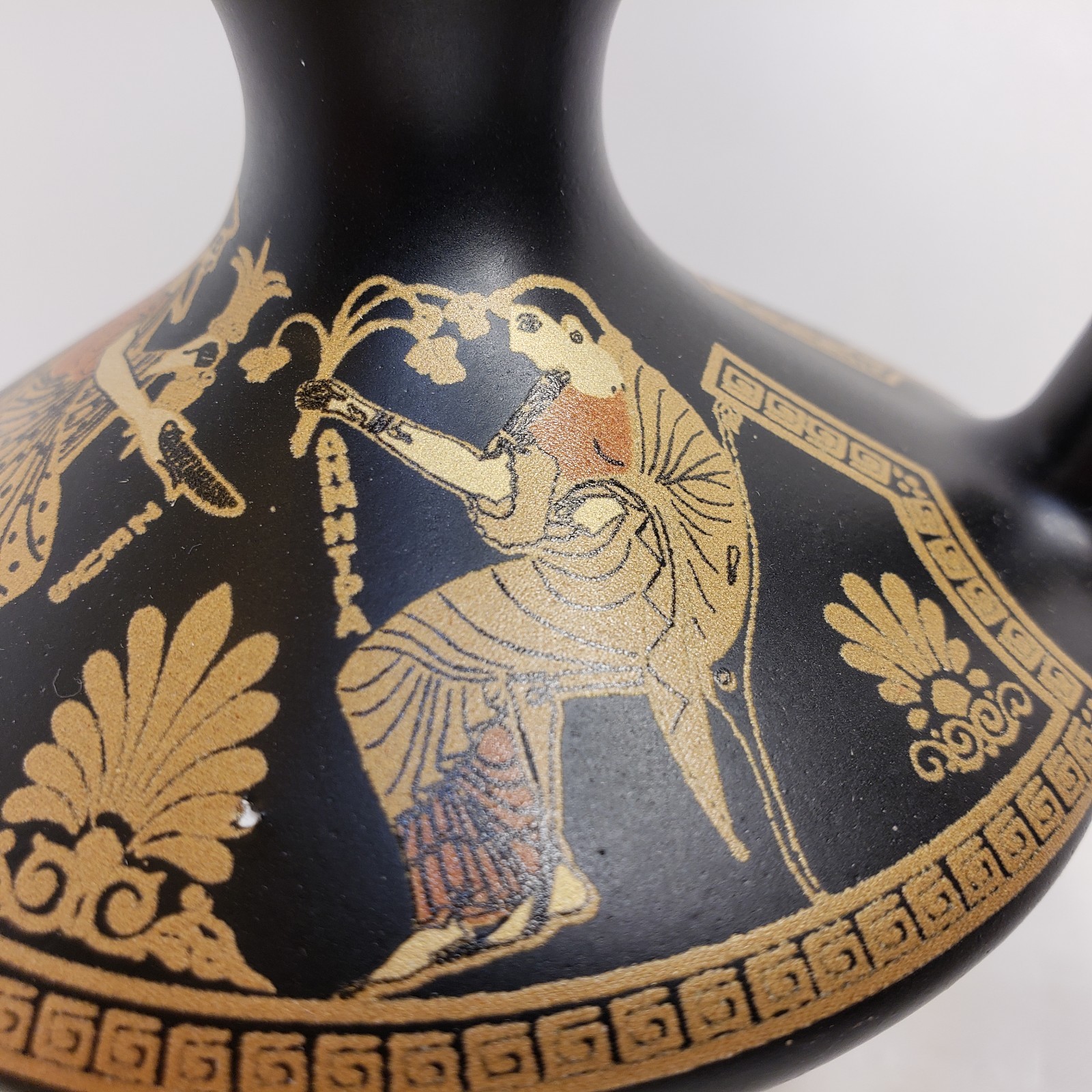 Goddesses Athena Demeter Gods Zeus Hermes Ancient Greek Art Pottery ...