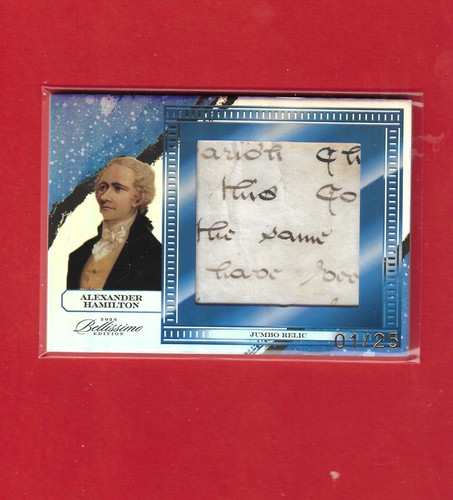2024 POTP Bellissimo Edition Alexander Hamilton Jumbo Handwriting #113 ...