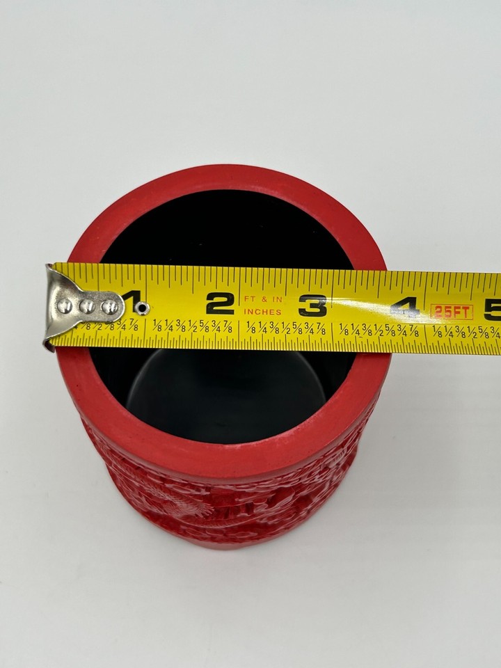 Yangzhou Lacquerware Dragon Pen Pencil Brush Holder | eBay