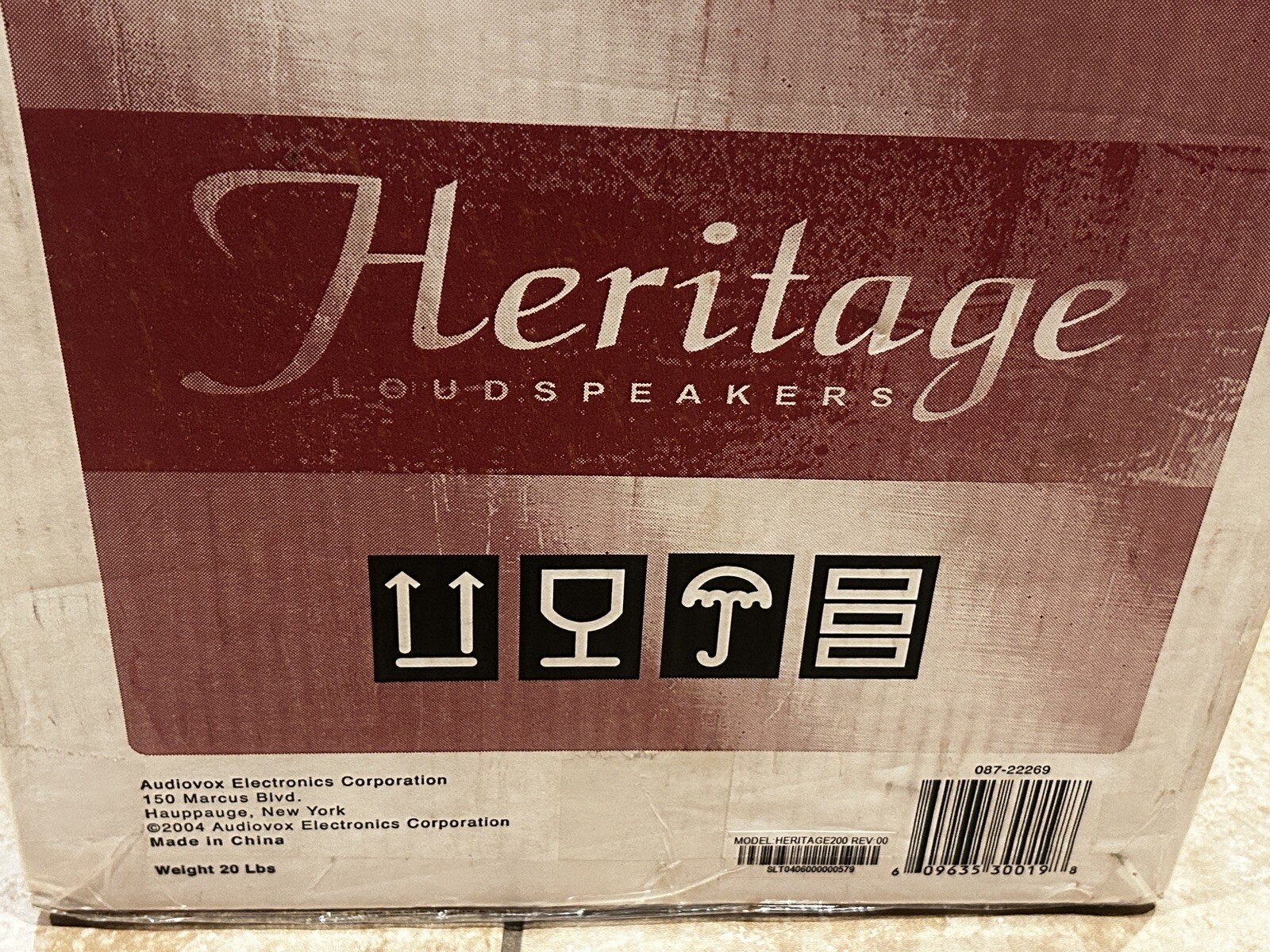 vintage advent heritage speakers model 200H audiovox loudspeakers new ...