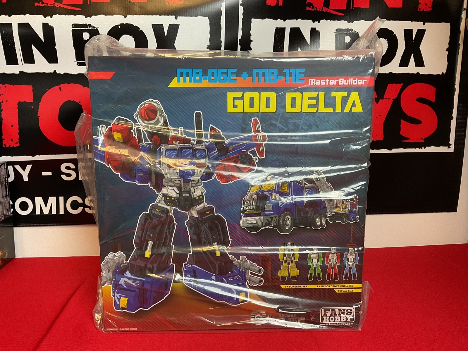 Fans Hobby TFCon 2022 Master Builder MB-06E God Delta Baser & MB-11E ...