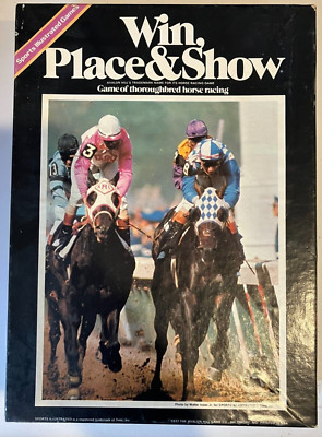 Vintage WIN PLACE&SHOW Horse Racing Game’77 Avalon Hill Sports ...
