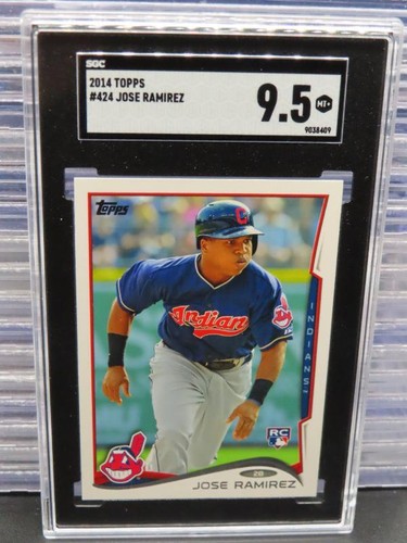 2014 Topps Jose Ramirez Rookie Card RC #424 SGC 9.5 (09) | eBay