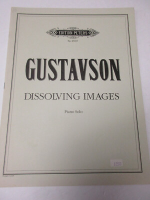 Mark Gustavson Dissolving Images Piano Solo Sheet Music Edition Peters ...