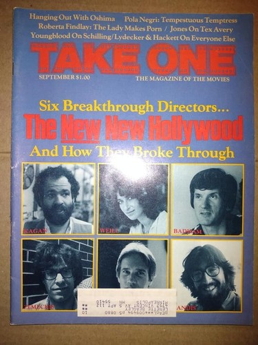 RARE - TAKE ONE Magazine - Sept 1978 - Pola Negri - Roberta Findlay ...