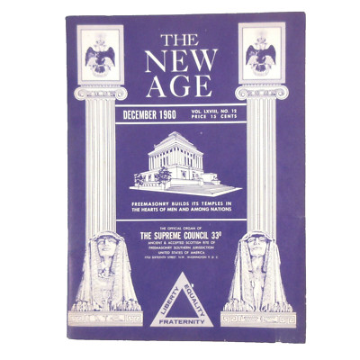 Vintage The New Age Decmber 1960 Issue Masonic Magazine Pamphlet ...