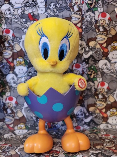 Hallmark Tip N Fall Tweety Bird Sound Motion Looney Tunes Easter Plush ...