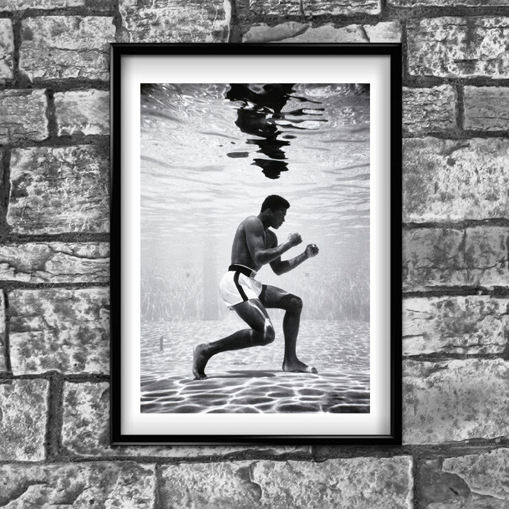 Muhammad Ali Underwater Poster
