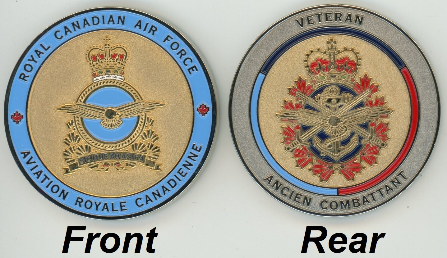 LOVELY BLUE ENAMEL & METAL RCAF ROYAL CANADIAN AIR FORCE BADGE ...