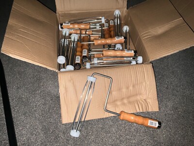 LOT OF 12 - 9" SHURLINE INDUSTRIAL PAINT ROLLER FRAMES - BRAND NEW IN ...