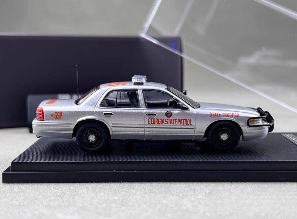 Rollin 1:64 CROWN VICTORIA Georgia Patrol Police Model Diecast Metal ...