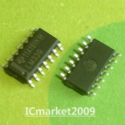 50 PCS LM339DR SOP-14 LM339D LM339 339 Quad Differential Comparator ...