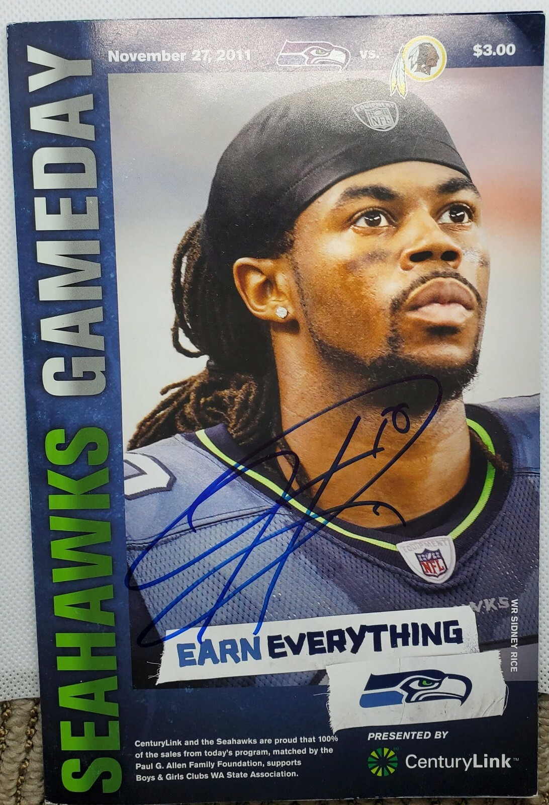 AUTOGRAPH SIGNED SEATTLE SEAHAWKS GAMEDAY PROGRAMS *YOU PICK* | eBay