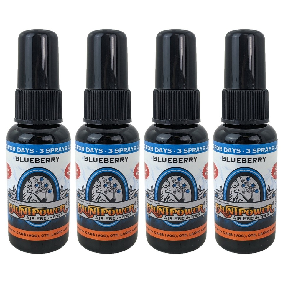 Blunt Power Spray 4 Pack You Choose - 1.5 Oz 50% More Air Freshener ...