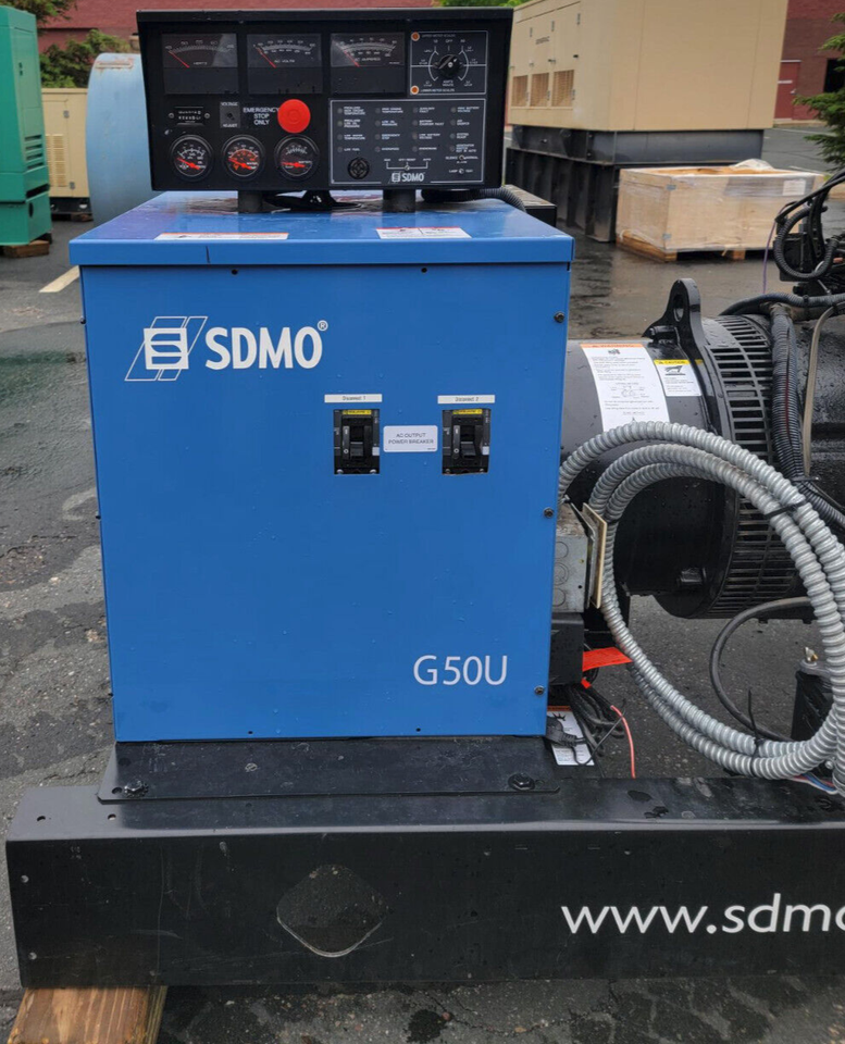 Kohler SDMO 50KW Natural Gas Generator - 208v/3PH - Tested, & Ready to ...