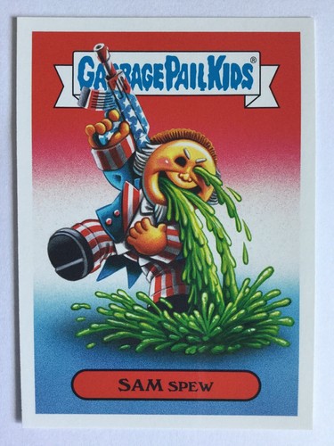 Garbage Pail Kids Sticker Revenge Of Oh The Horror-Ible 13b Sam Spew ...