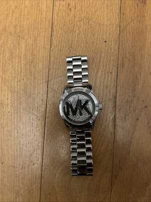 Michael Kors Runway MK5544 Women's Silver Watch (BATTERY NEEDED ...