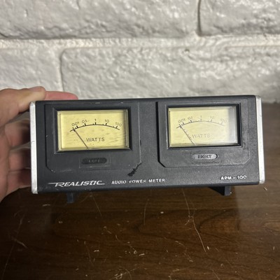Realistic APM-100 Audio Power Meter Tested & Working | eBay