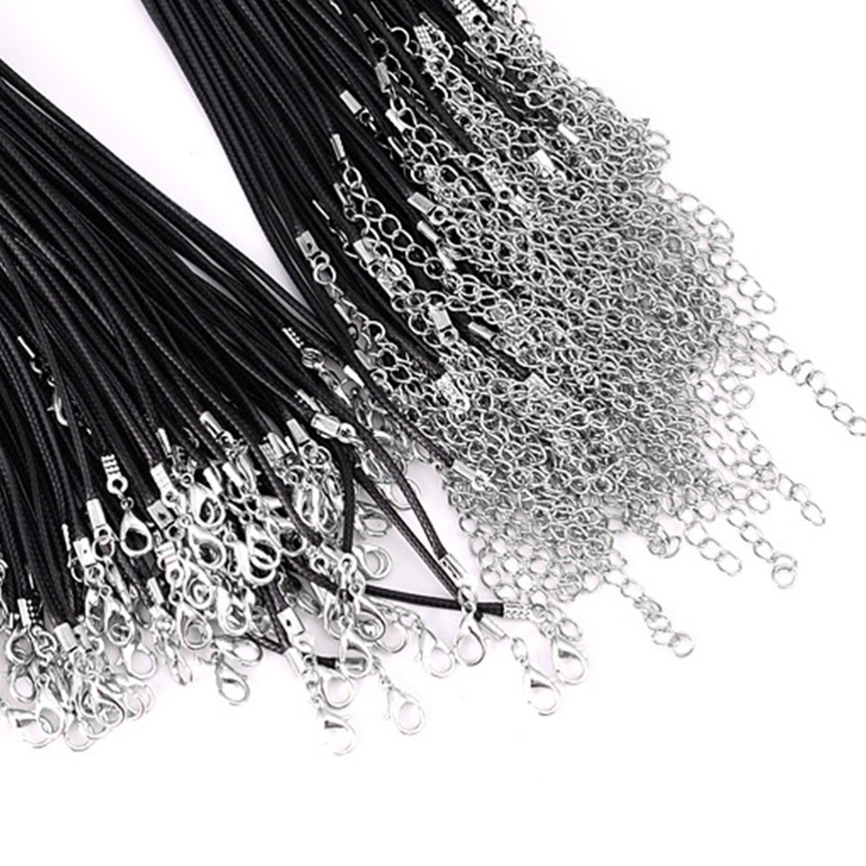 200 Pcs Rope Waxed Necklace String Waterproof Wax Line Pendant Rope ...