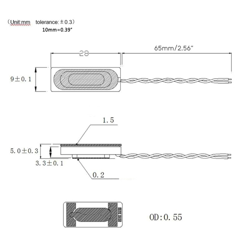 1W 1W8R Cavity Speaker Loudspeaker Notebook Horn Speaker DIY Repair - 2 ...