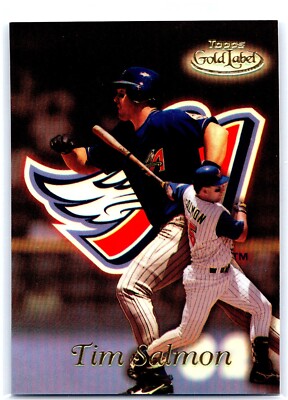 TIM SALMON 1999 Topps Gold Label Class 2 Anaheim Angels Baseball Card ...