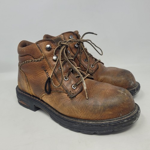 Ariat Boots Womens 7C Brown Leather Macey Composite Toe Work 10005949 ...