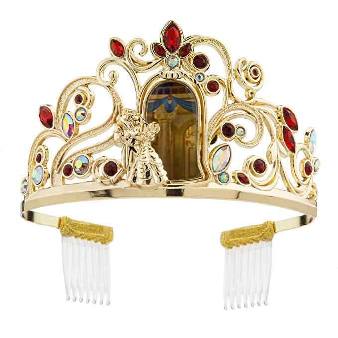 Disney Store Princess Tiara Costume Cinderella Jasmine Rapunzel Aurora ...
