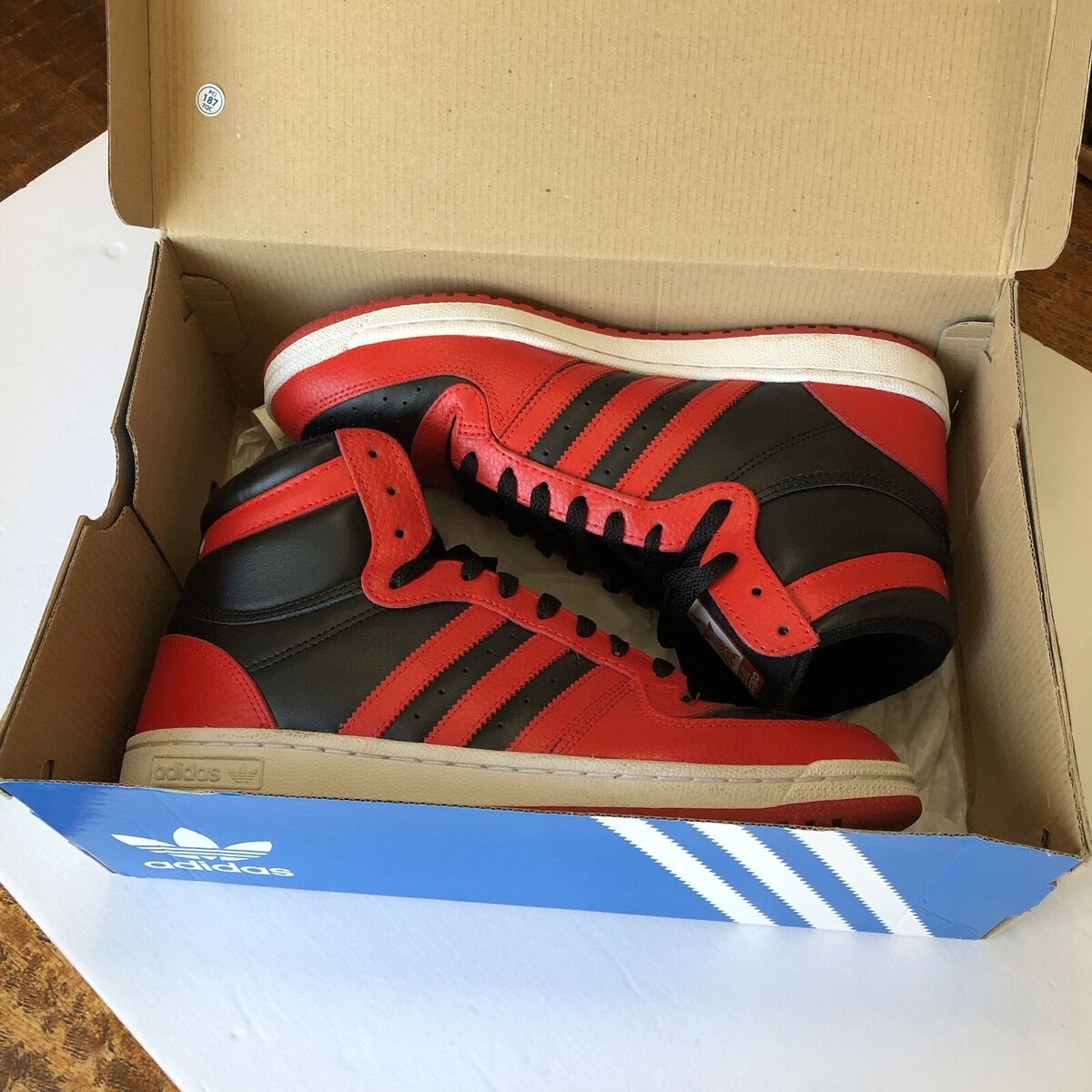 Adidas Top Ten RB Men's Shoes Core Black-Vivid Red GX0756 Adidas Top Ten RB Men's Shoes Core Black-Vivid Red GX0756
