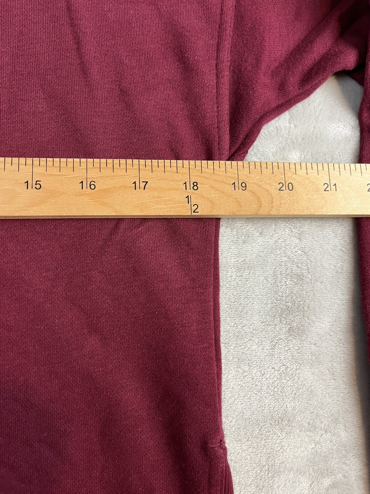 C9 CHAMPION Women's Turtleneck French Terry Pullover Maroon Sweatshirt ...