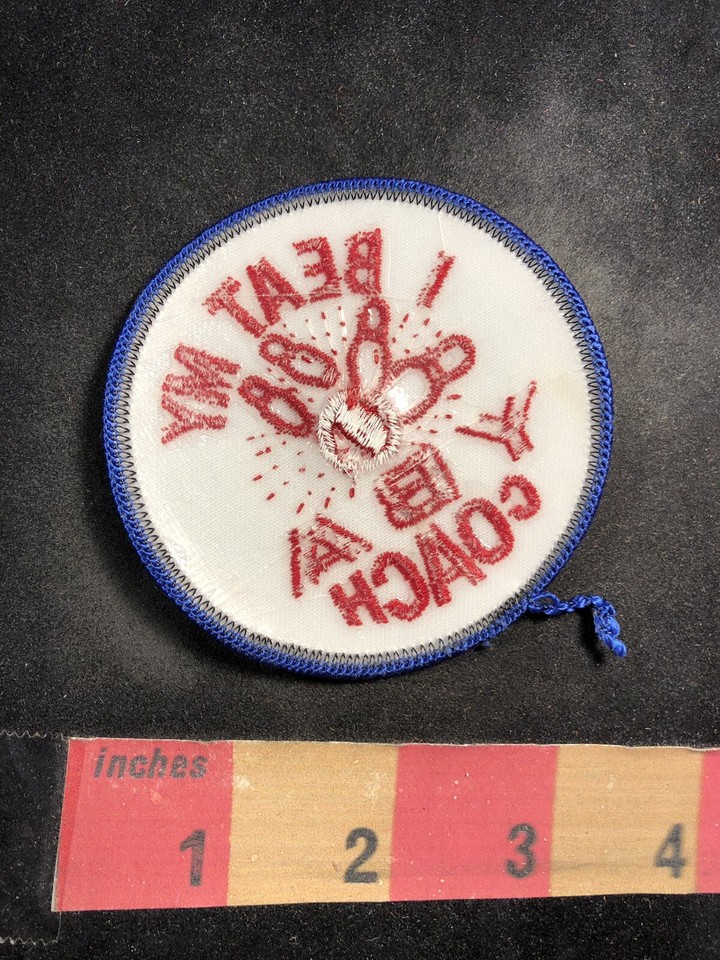 Youth Bowling League Bragging Rights I BEAT MY YBA COACH Patch 94X2 | eBay