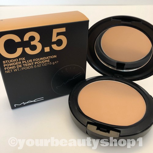 New MAC Studio Fix Powder Plus Foundation C3.5 100% Authentic | eBay